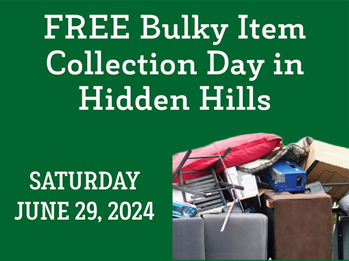 Bulky Item Pick-Up Day - Hidden Hills