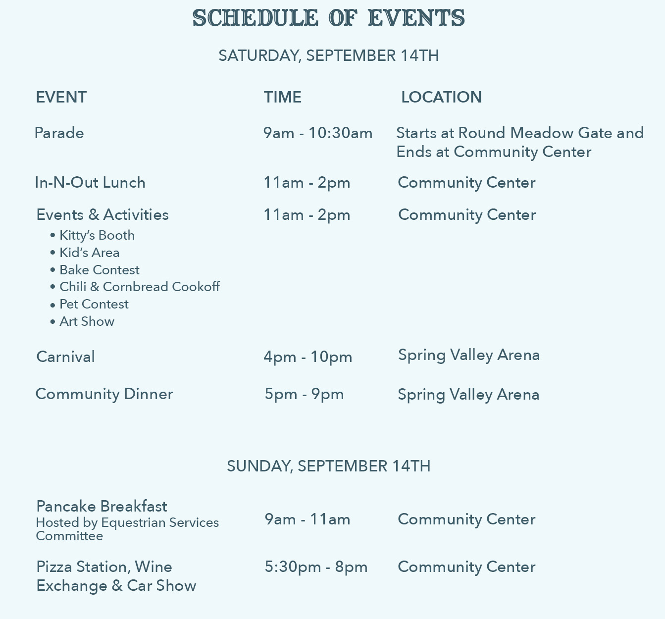 Fiesta 2024 - Hidden Hills